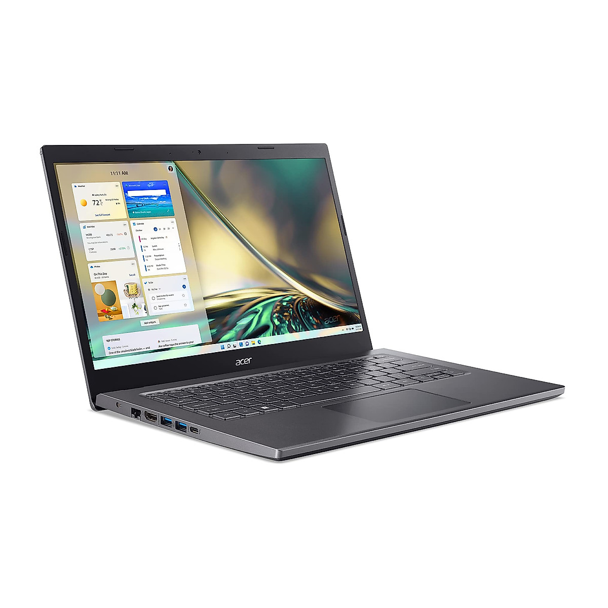Acer Aspire 5 A514-55-545G Slim Laptop | 14.0" Full HD IPS Display | 12th Gen Intel Core i5-1235U | 8GB DDR4 | 512GB NVMe Gen 4 SSD | 802.11ax Wi-Fi 6E | Thunderbolt 4 | Backlit Keyboard | Win 11 Home