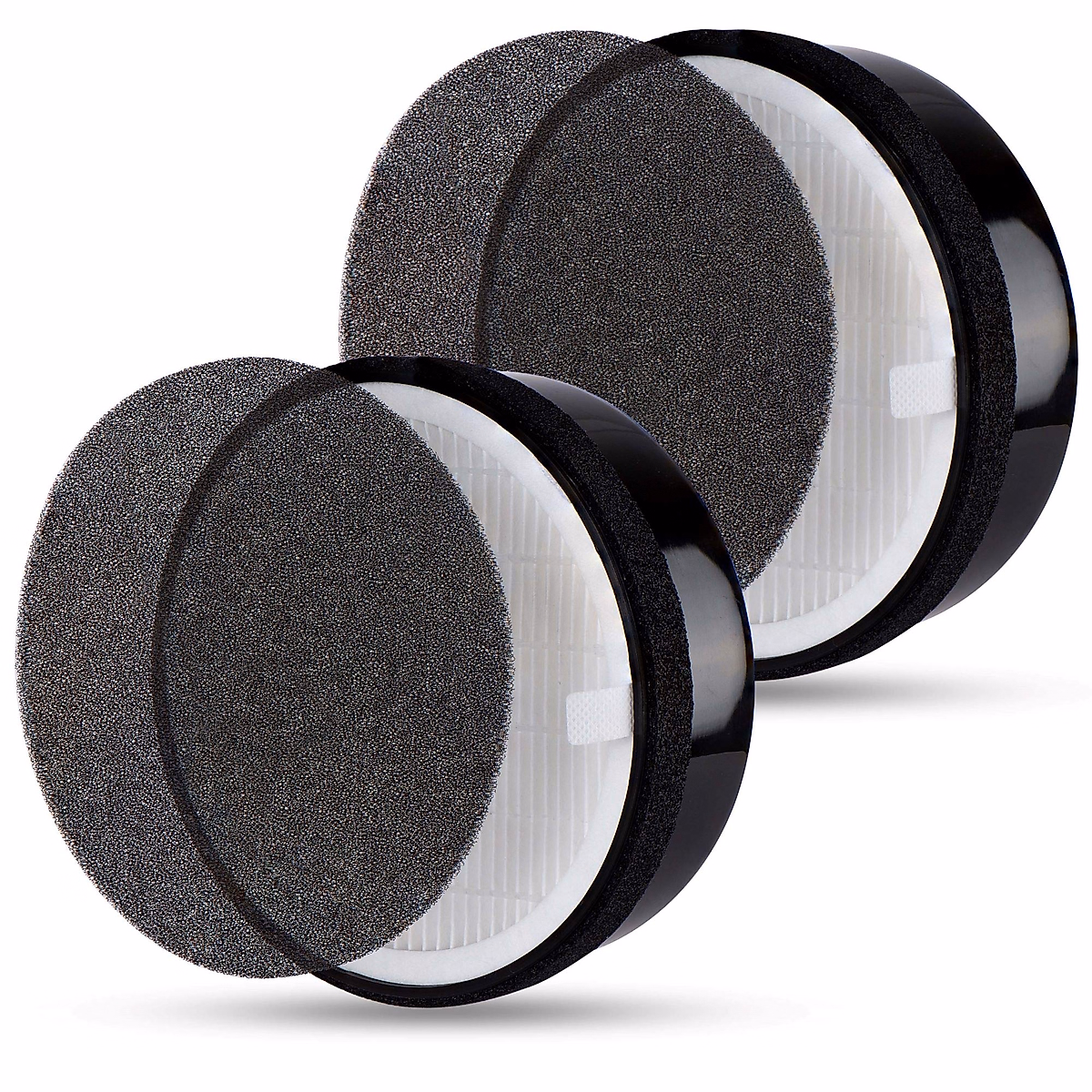 Flintar H13 True HEPA Replacement Filter, Compatible with LV-H132 Air Purifier, Part # LV-H132-RF, 2-Pack