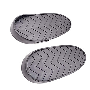 Set of 2Pcs Rowing Machine Foot Pedals 11.8x5inch Replacements Practical Easily Assembled and Store Fitness Equipment Accessories Anti Slip