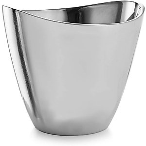 nambe Vie Champagne Bucket | Wine & Champagne Cooler for Parties, Dinner, Kitchen, Bar Cart | Insulated to Keep Wine & Beverages Cold | Gift for Wine Enthusiasts | Made of Metal Alloy