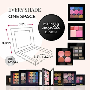 Z Palette Small Magnetic Makeup Palette, Empty Magnetic Palette, Universal Magnet makeup palette for Eyeshadows, Powders, Customizable Beauty Organizer with Clear Window