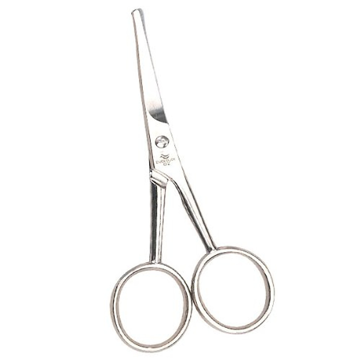 Dubl Duck Stainless Steel Ear/Nose Curved Pet Grooming Shears, 4-Inch