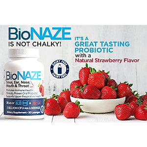 Bionaze Oral Probiotic K12 Dairy Free for Sinus Tonsil Stones Bad Breath Post Nasal Drip Throat Mouth Teeth - Improve Oral & Upper Respiratory Health with Clinically Proven BLIS K12 & BL-04 (2 Pack)