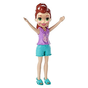 Polly Pocket Doll With Trendy Outfit 2018 Edition Measures Approx. 3.5" Tall (1 Doll)