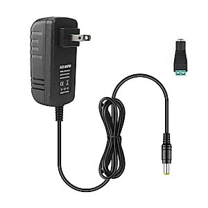 12V 3A Power Supply Adapter, Yetaida Wall Mounted AC 110-240V to DC 12V Transformers, Switching Power Supply for 12V LED Strip Lights,12 Volt 3 Amp Power Adaptor with 5.5 x 2.5mm US Plug