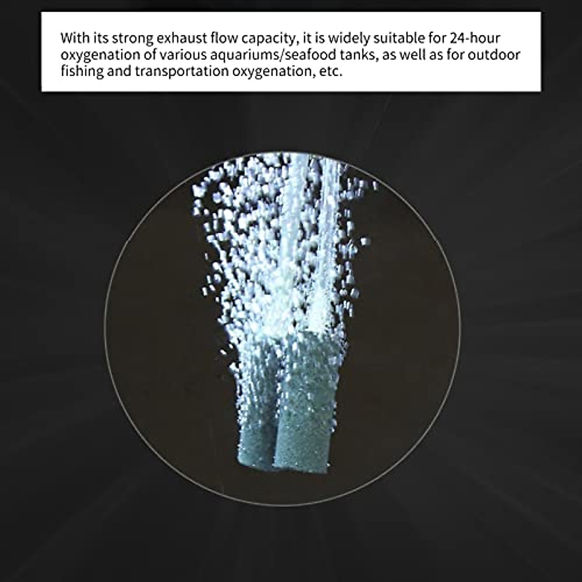 Solar Air Pump, 10V 6W Solar Oxygen Air Fountain Pump with Air Hoses and Bubble Stones, 180° Adjustable Panel, Noiseless Solar Powered Oxygenator Aerator for Fish Tank Pond Aquarium