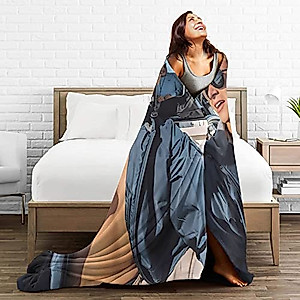 Outer Blankets Banks Television Series Rudy Pankow as JJ and Super Soft and Comfortable Fleece Blankets for Sofa,Office Bed car Camp Couch 50" X40"