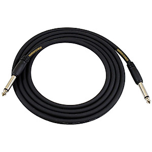 Senor Cable Instrument Cable | Instrument Cable Pack | Cable Instrument | Guitar Instrument Cable (Woven) Guitar Instrument Pack of 3 - Black (10.6 FT, Black, 3)