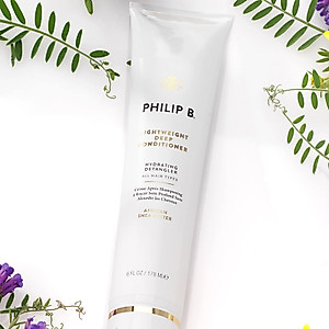 PHILIP B Light-Weight Deep Conditioner 6 oz. (178 ml) | Hair Moisturizer Detangler, Adds Shine and Smoothness to Hair, All Hair Types
