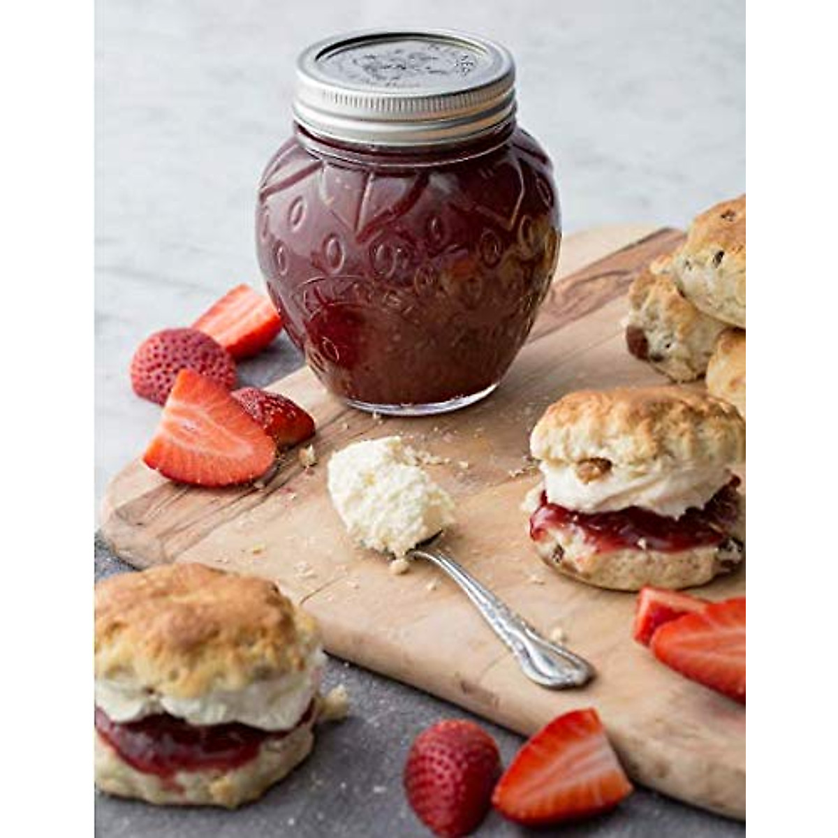 Kilner Set of 2 Strawberry Fruit Preserve Jar 0.4L