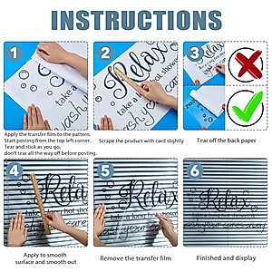 SUPERDANT Bathroom Wall Decals Relax Shower Door Decals Bath Wall Sticker for Dorm Take A Long Hot Shower Quotes Wall Art DIY Decor Wall Art Stickers Vinyl Bathroom Stickers Shower Doors