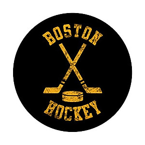 Vintage Boston Hockey PopSockets PopGrip: Swappable Grip for Phones & Tablets