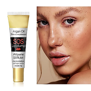 GL-Turelifes Lip Plumper Lip Gloss, Lip Maximizer Plumper Lip Extreme Volume, Heathly Enhancer Hydrated Lips, Moisturize, Refine Dryness Wrinkles Enhances Plump Gloss