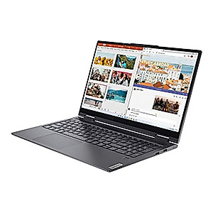 Lenovo Yoga 7i 15.6" FHD(1920x1080) IPS 2-in-1 Touch Laptop, Fingerprint Reader, Intel Core i7-1165G7 Processor up to 2.8GHz, 4 Cores, 12GB RAM, 512GB PCIe SSD, Bluetooth, Win 11, Gray, EAT Cloth