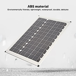 100W 12V Solar Panel Kit, Solar Battery Trickle Charger Maintainer, Waterproof Solar Panel Trickle Charger Kit, Dual USB Solar Panel Car Battery Charger for Boat Marine RV