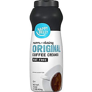 Amazon Brand - Happy Belly Powdered Non Dairy Original Coffee Creamer (Fat Free), 16 ounce (Pack of 1)