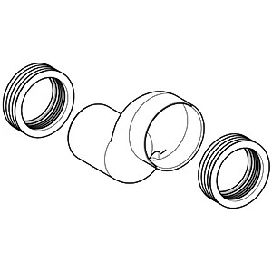 Geberit 131.085.11.1 Step out-pipe MLith WC