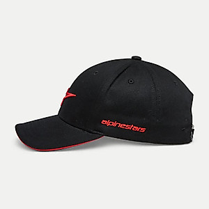 Alpinestars Standard Rostrum Hat, Black/Red