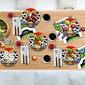 Toy Inspired Story Party Supplies Toy Inspired Story Children’s Party Favors Includes Cups Plates Napkins for Story Birthday Baby Shower Decor