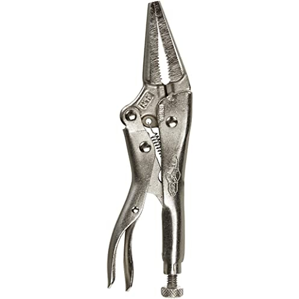 IRWIN VISE-GRIP Original Locking Pliers, Long Nose, 4-Inch (1602L3),Silver,100mm