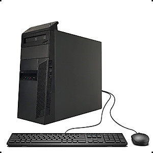Lenovo ThinkCentre Business Computer, Intel Core i5, 16G DDR3, 512G SSD, 2T, VGA, DP, WiFi, BT 4.0, DVD, Win 10 64 Bit-Multi-Language(CI5)(Renewed)