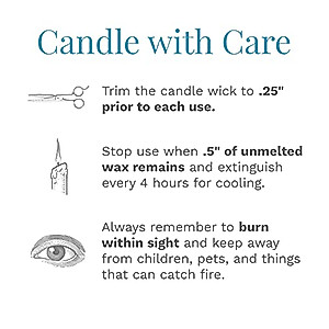 CANDLE-LITE Ocean Blue Mist Scent 3-Wick Aromatherapy Candle with 20-40 Hours of Burn Time, 10 oz