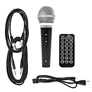 Seismic Audio - SA-KPTVL8 - Portable 8 Channel 500 Watt 8 Inch PA/DJ Speaker & Amplifier System with Bluetooth