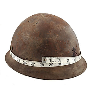 WW2 Japanese Imperial Naval Landing Forces Steel Helmet Hand Aged