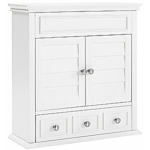 Crosley Furniture Lydia Bathroom Wall Cabinet, White