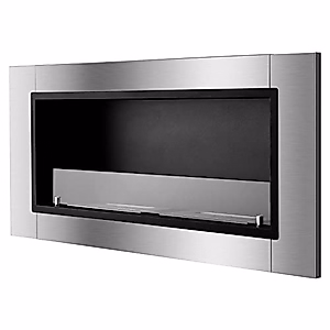 Recessed Wall Ventless Bio Ethanol Fireplace - Lata | Ignis