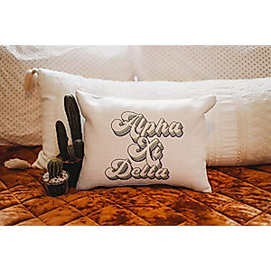 Sorority Shop Alpha Xi Delta Pillow – Retro Design, 12" x 16" Lumbar Pillow Sorority