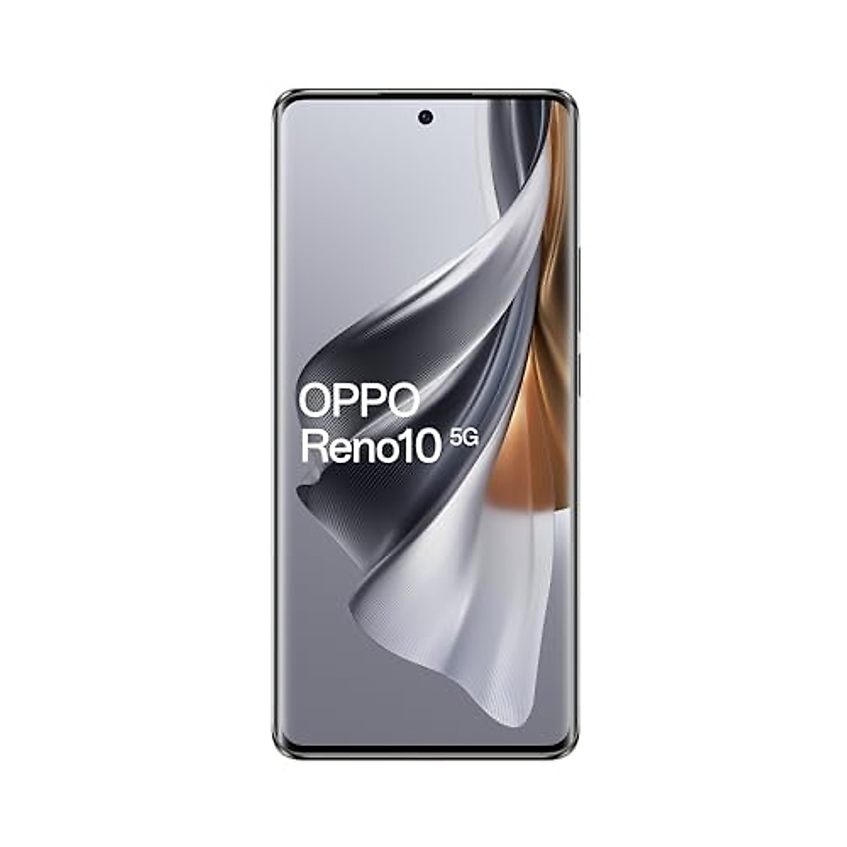 OPPO Reno10 Dual-SIM 256GB ROM + 8GB RAM (Only GSM | No CDMA) Factory Unlocked 5G Smartphone (Silvery Grey) - International Version