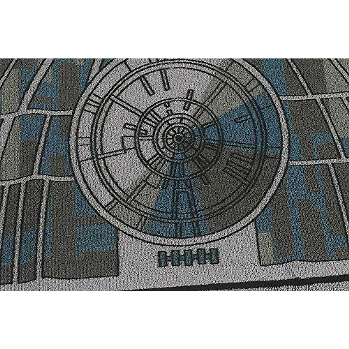 Ukonic Star Wars Galactic Empire Death Star Area Rug | 52-Inch Round Floor Rug
