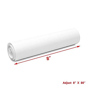 Xotic Tech Door Sill Guard Protection Film Vinyl Sheet Paint Anti-Scratches Clear Universal Protector (Size: 8" x 80")