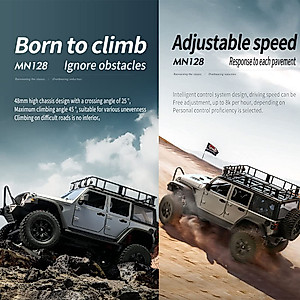 Ottima Mini Truck All Terrain RC Car, 1/12 AWD 2.4G RC Electric Off-Road Climbing Car Vehicle Model for Boys Kids and Adults