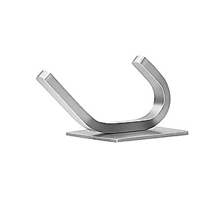 WODMB 3pcs Stainless Steel Self Adhesive Wall Coat Rack Key Holder Rack Towel Hooks Clothes Rack Hanging Hooks