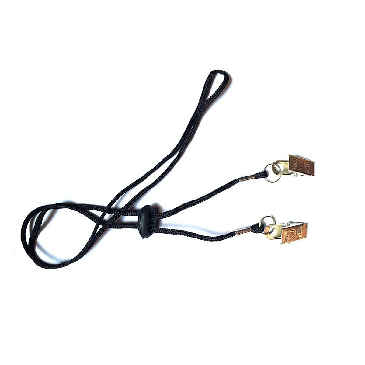 3PCS Black 35.4'' Adjustable Elderly/Adult/Baby/Toddler Napkin Fixing Clip Dental Bib Clasp Holder Lanyard Neck Strap for Towel Apron Blanket Travel Outdoor Must-haves