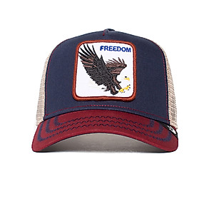 Goorin Bros. Mesh Trucker Cap, Indigo The Freedom Eagle, One Size