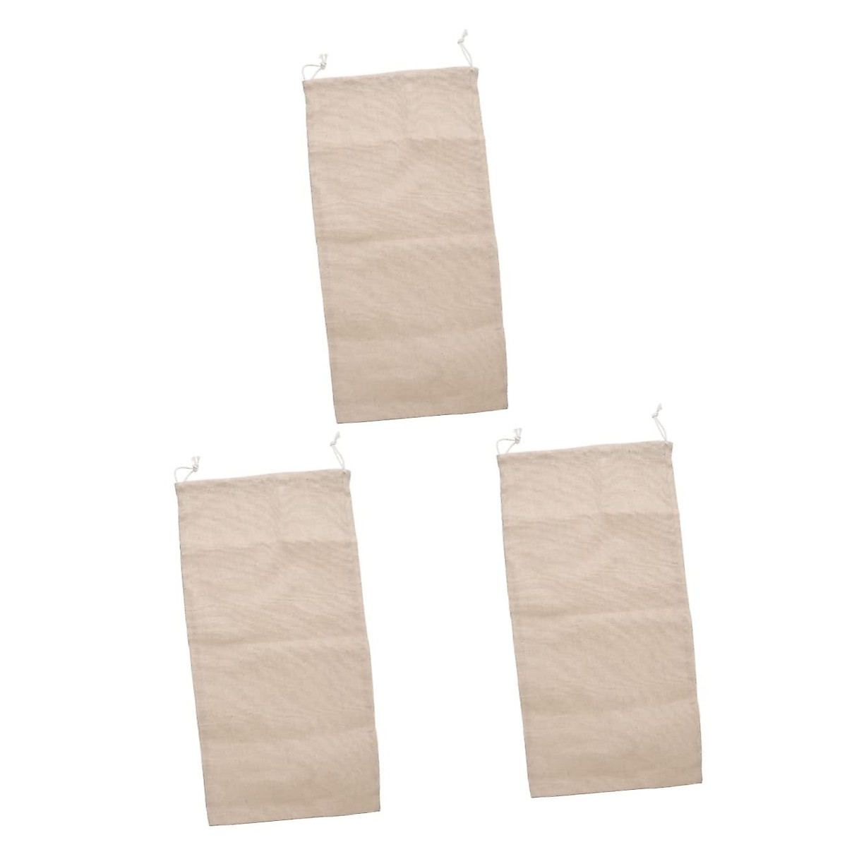 Anneome 3 Pcs Bread Bag Linen Loaf Bags Muslin Storage Bread Pouch Bag for Bread Tortoise Ornament Canvas Storage Bag Bread Loaf Bags Cookie Bag Drawstring Cotton Storage Bags