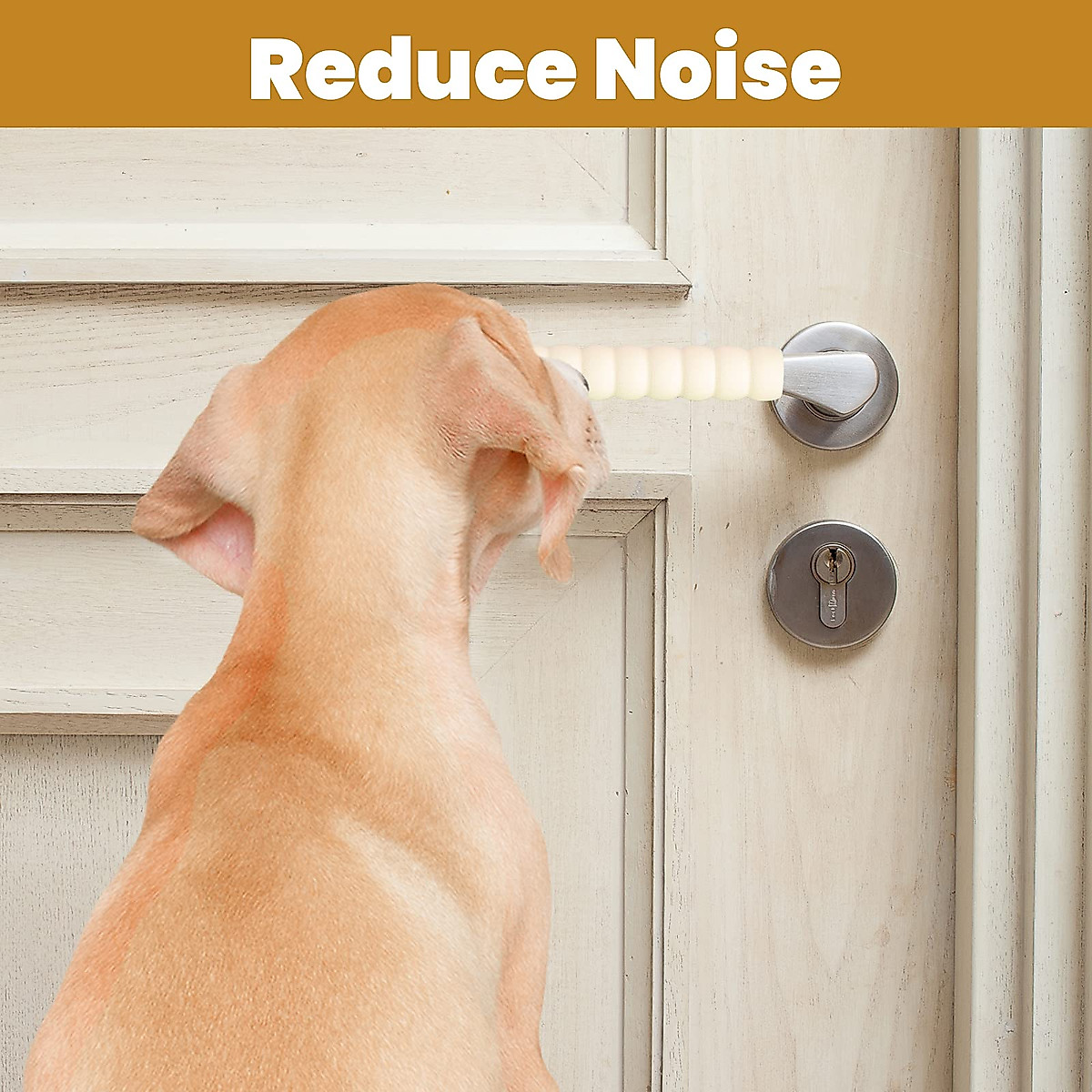 ISKYBOB Set of 5 Door Knob Covers Door Handle Foam Safety Cover Guard Protector for Kid