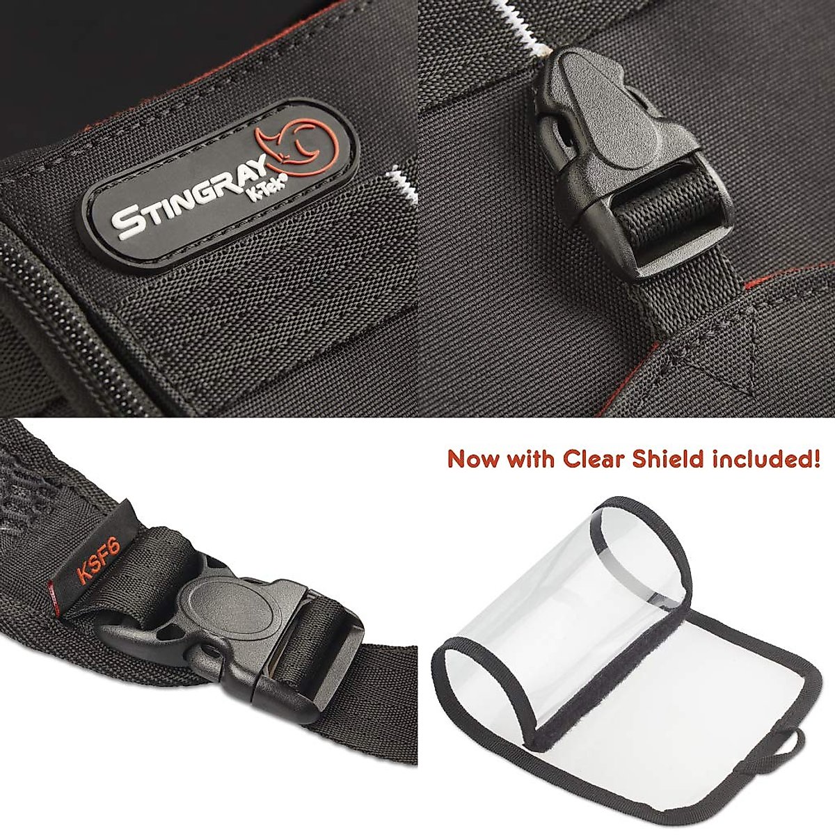 K-Tek KSF6 Stingray Bag for Zoom F6 Mixer/Recorder (Now with Clear Shield)