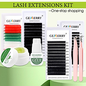 GEMERRY Lash Glue Remover 5g Cream Eyelash Glue Remover Gentle Formula Cream Remover for Sensitive Skin Fast Disslove Lash Remover for Lash Extensions(Aloe)