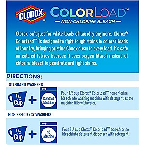 Clorox Colorload Non-Chlorine Bleach, 60 Oz Bottle, 60 Fl Oz