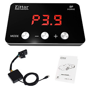 GWNOWZZET 9 Drive 9 Mode Pedal Accelerator Compatible with FORD F150/250/350/450/F550 2011+，MUSTANG 2011+，RANGER 2012+ (9P-261)