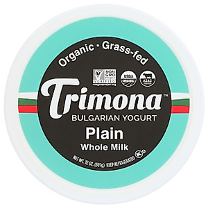 TRIMONA FOODS Organic Plain Bulgarian A2A2 Yogurt, 32 OZ