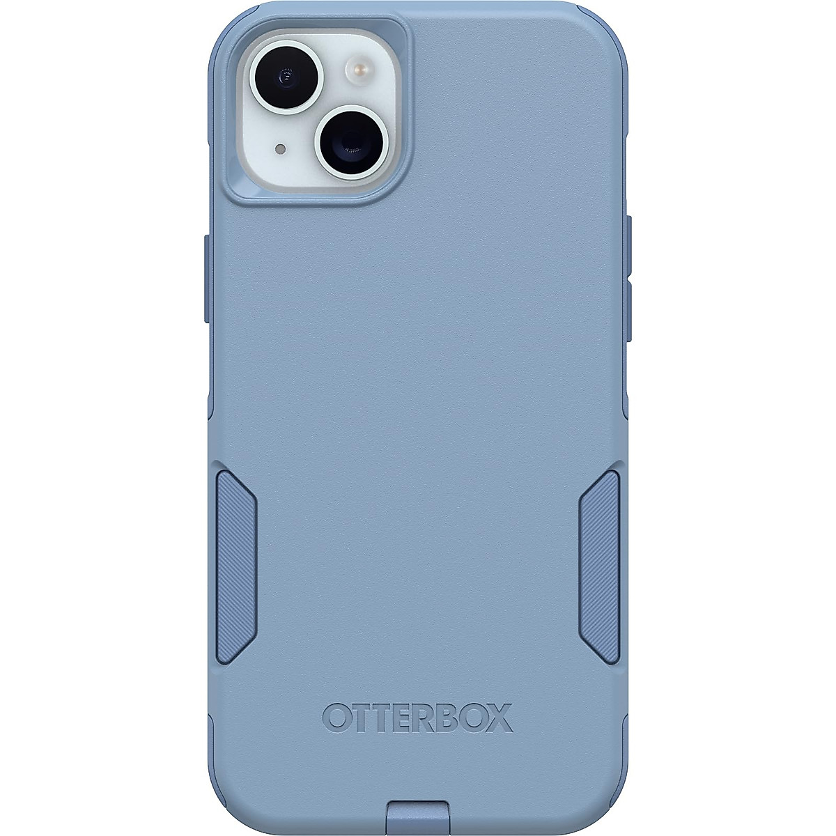 OtterBox iPhone 15 Plus and iPhone 14 Plus Commuter Series Case - Crisp Denim (Blue), Slim & Tough, Pocket-Friendly, with Port Protection