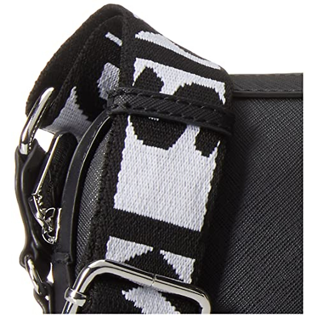 Karl Lagerfeld Paris Womens Maybelle Camera Crossbody Cross Body, Black/Grey, One Size US