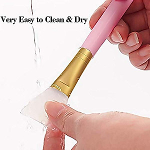 5Pcs Epoxy Glitter Tumbler Kits,Portable Bubble Buster Tool Heat Gun for DIY Acrylic Resin Cups to Remove Air Bubbles,4Pcs Magic Epoxy Brushes for Vinyl Crafts Tumbler (Pink)