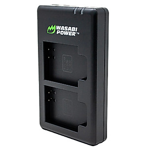 Wasabi Power Battery (2-Pack) and USB-C Dual Charger for Ricoh DB-110 and Ricoh GR III, GR IIIx, Theta X, WG-6, G900