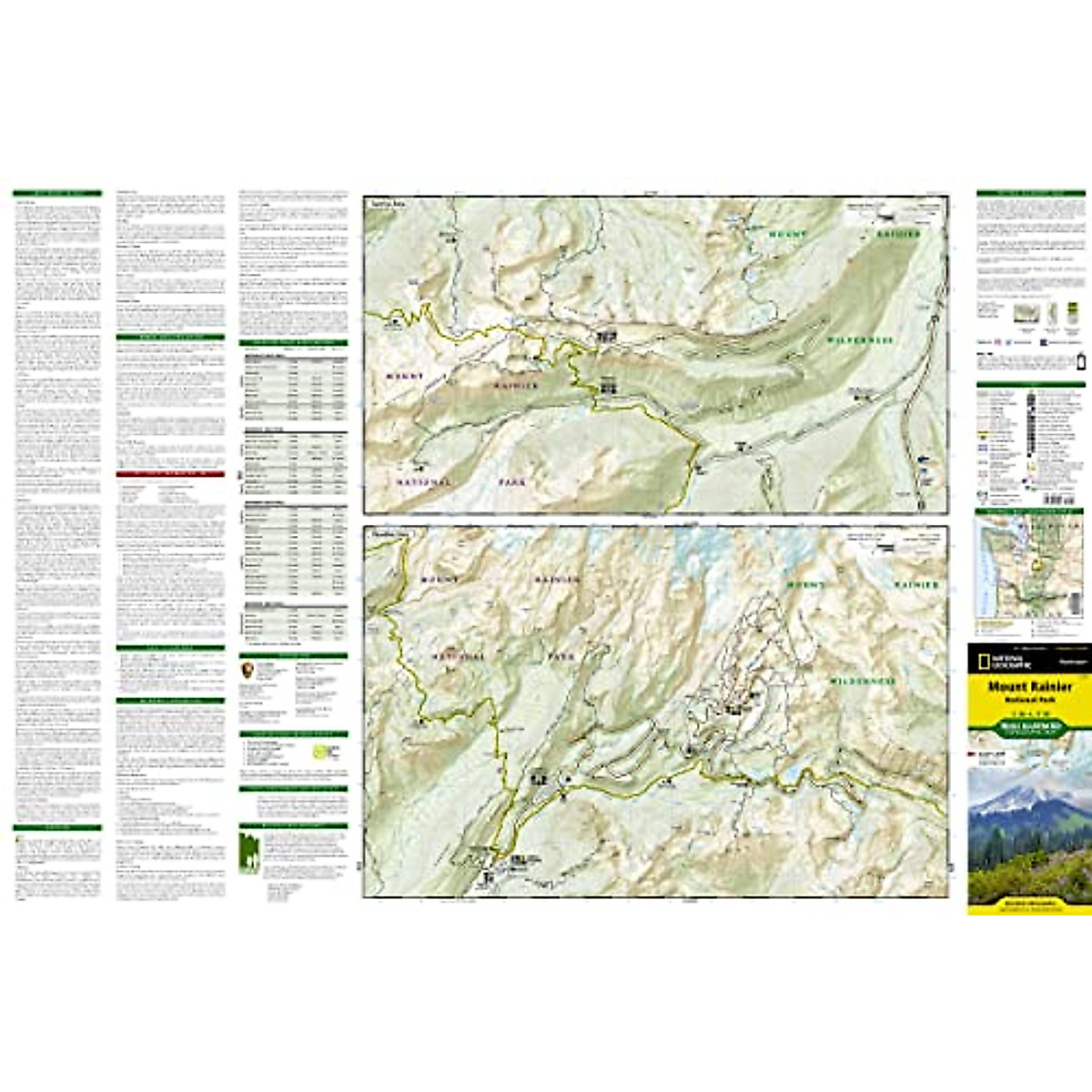 Mount Rainier National Park Map (National Geographic Trails Illustrated Map, 217)